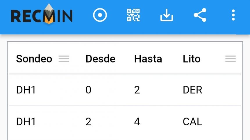 Recursos Mineros – Mining software
